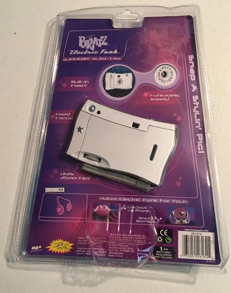 2003 Bratz Electric Funk 35mm Camera Glimmerin Glam Cam NEW IN PACKAGE ...