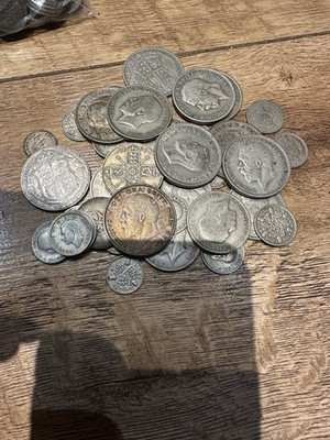 GB Lots Of Silver Coins 330 Grams , Scrap Or Collect . | eBay UK