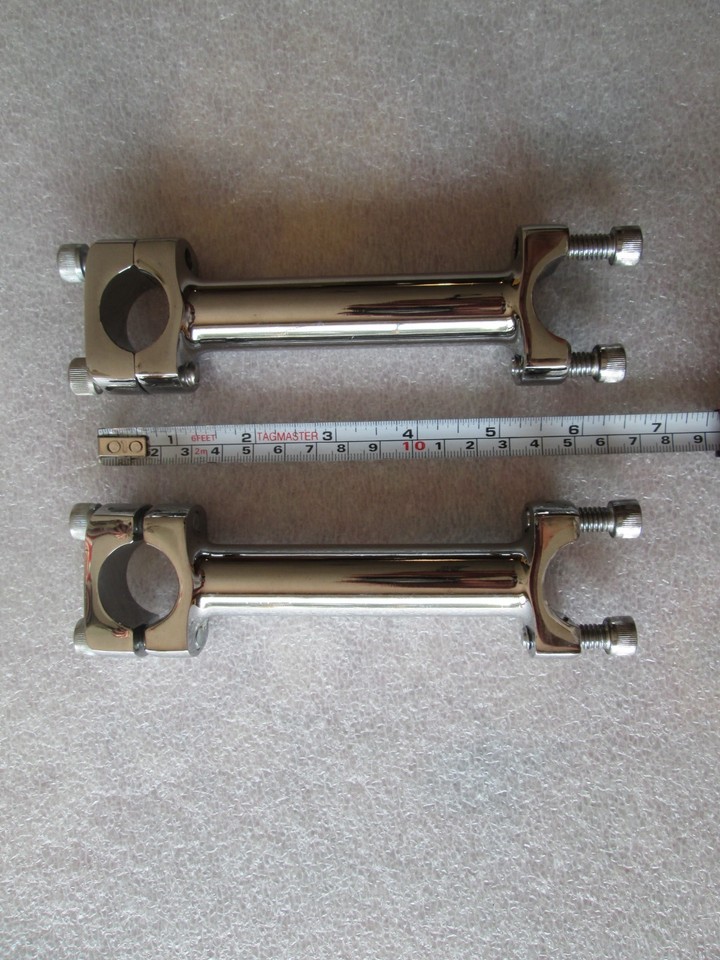 Harley Chopper Knucklehead Panhead Shovelhead DOG BONE RISERS 1" | eBay