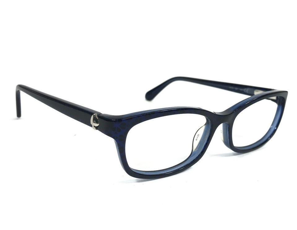Kate Spade Eyeglasses Frames LIZABETH S6F Dark Blue Cat Eye Full Rim 52 ...