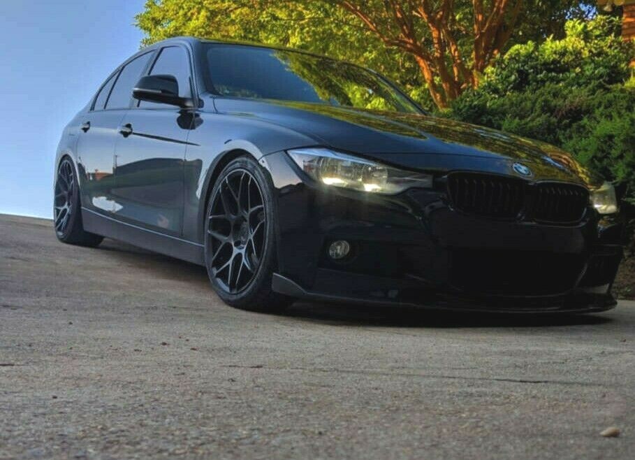 19 Inch Aodhan AFF2 Matte Black Wheels 19x8.5 19x9.5 +35 5x114.3 Rims ...