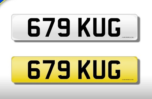 679 KUG - Private Number Plate - 3 x 3 Dateless Number Plate | eBay UK