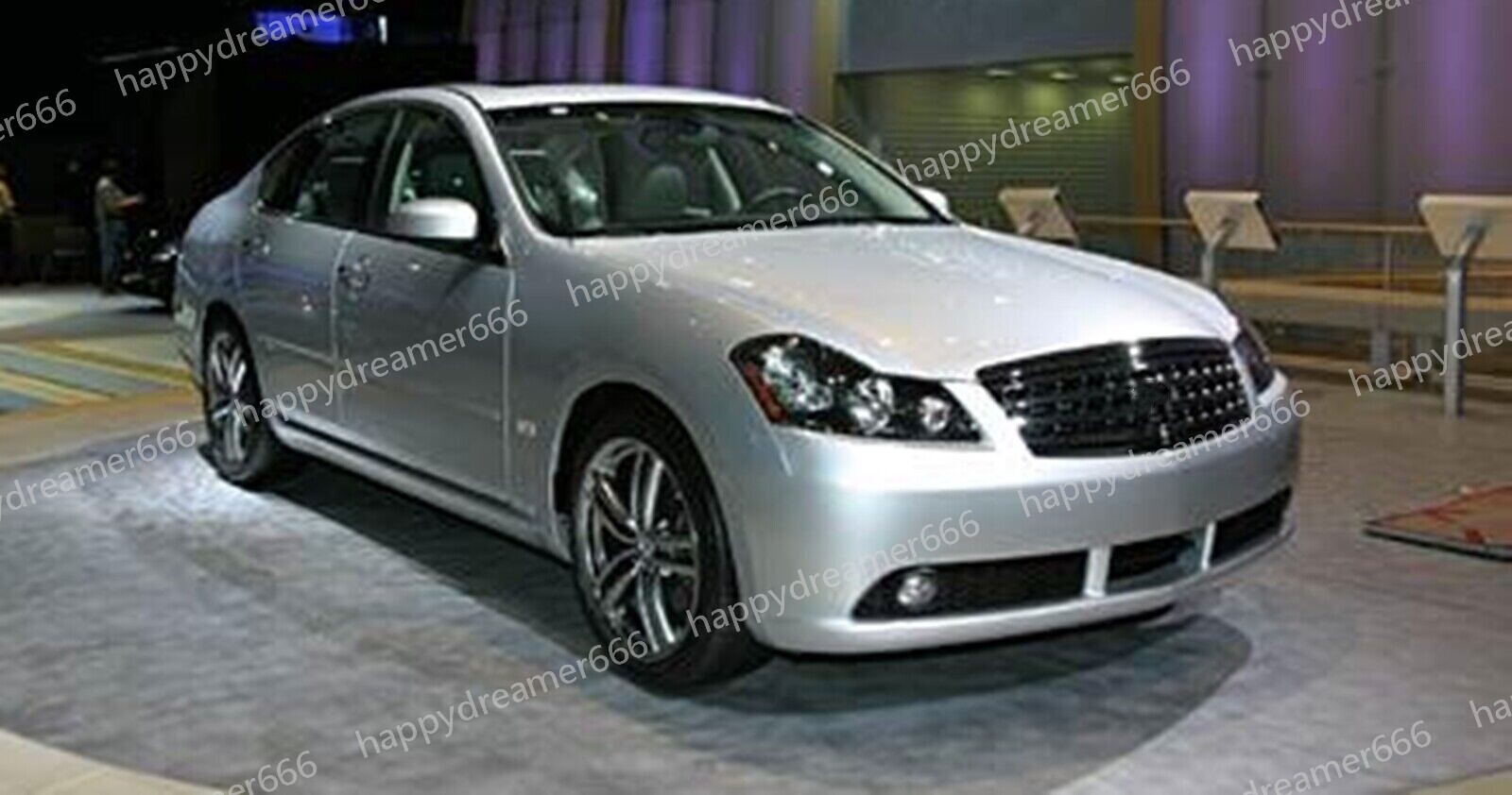 Carbon Fiber Car Front Bumper Grille Grill Cover For Infiniti M35 M45 ...