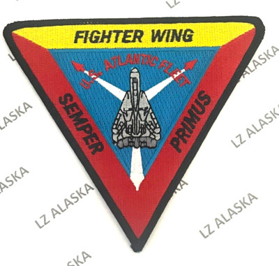 US NAVY F-14 TOMCAT FIGHTER WING ATLANTIC FLEET PATCH (N21) NAVAL ...