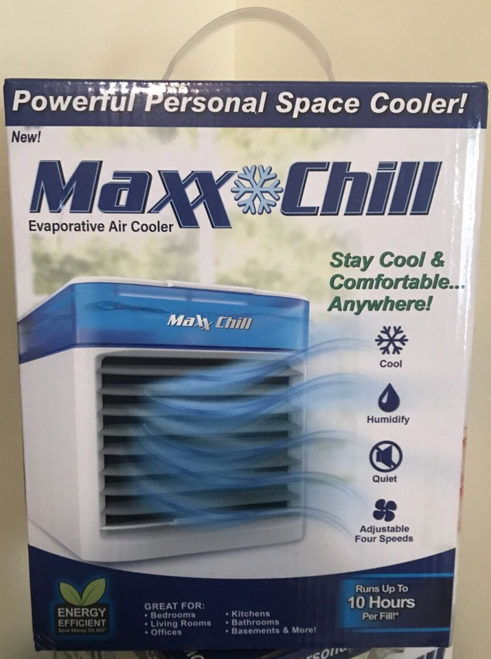 Maxx Chill 120-Volt White Ventless Portable AIR CONDITIONER Hydro-Chill ...