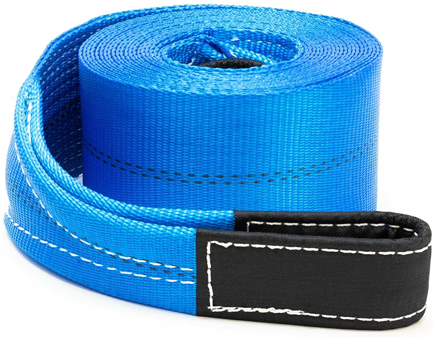 4" x 30' Tow Strap - Recovery Winch Tree Saver - 20,000 LBS break ...