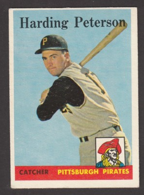 1958 TOPPS BASEBALL # 322 HARDING PETERSON RC INV J2042 | eBay