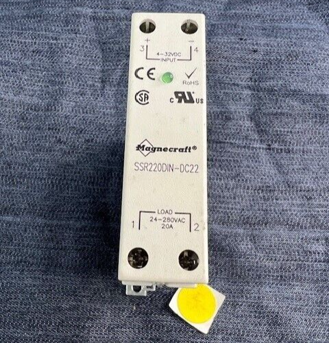SCHNEIDER SSR230DIN-DC22 SOLID STATE RELAY 30A MAX OUTPUT CURRENT | eBay