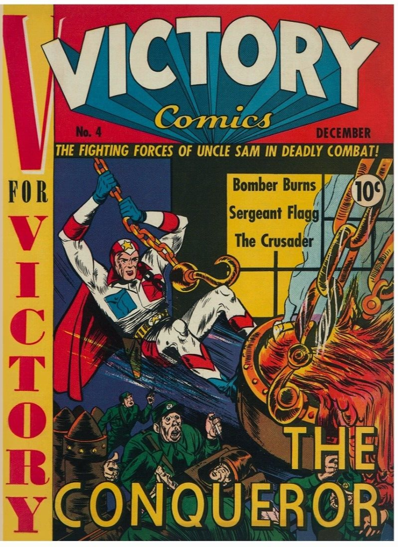 Facsimile reprint covers only to VICTORY COMICS #4 - Hillman (1941) | eBay