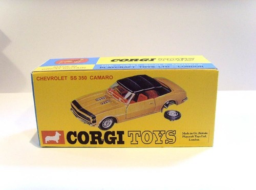 CORGI TOYS No.338 - CAMARO SS 350. Superb custom repro / display box ...