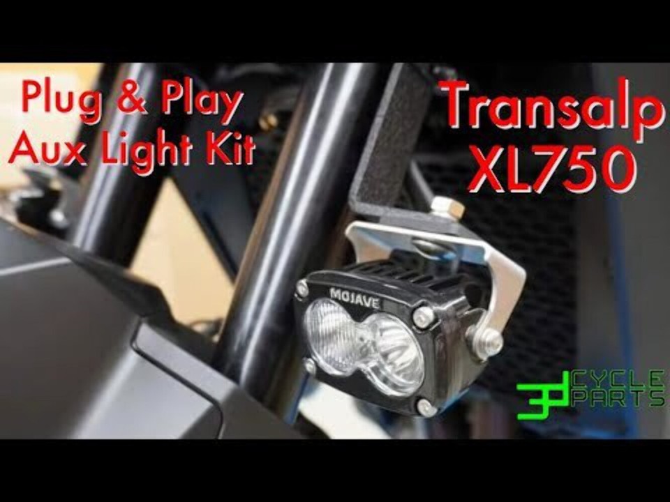 Plug & Play LED Auxiliary Offroad Light Kit 2023-2024 Honda Transalp ...