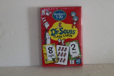 Flash Cards Dr. Seuss numbers 1-20 ~ 40 cards Teacher Supply Home ...