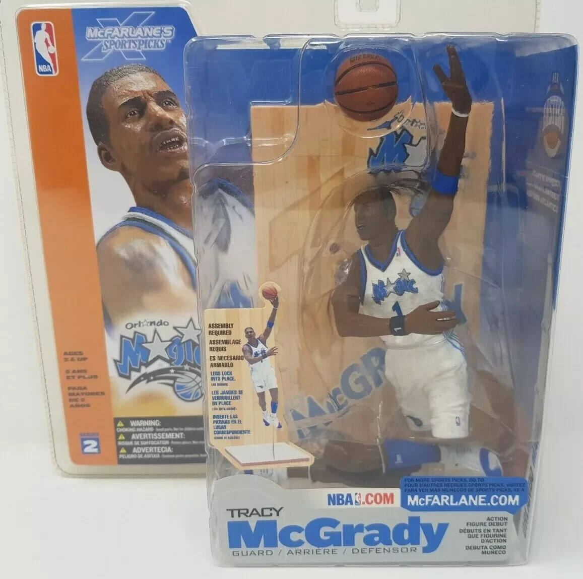 Tracy Mcgrady Action Figure McFarlane Toys NBA Orlando Magic Sports