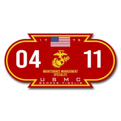 USMC 0411 MOS Decal - USMC Veteran Decal - Marine Corps - Devil Dog 3 ...