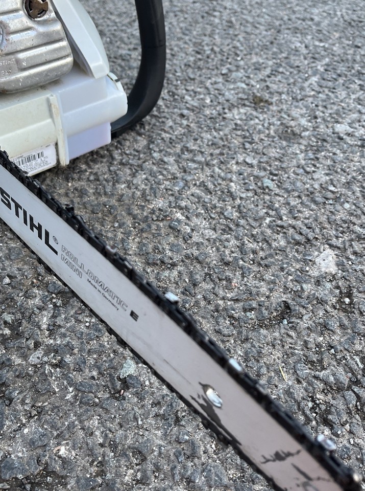 Stihl MS171 Chainsaw Spares Or Repairs 14” Bar & Chain Low Compression ...