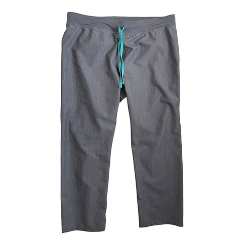 Figs Mens Scrub Pants XL Gray Technical Collection Drawstring Medical ...
