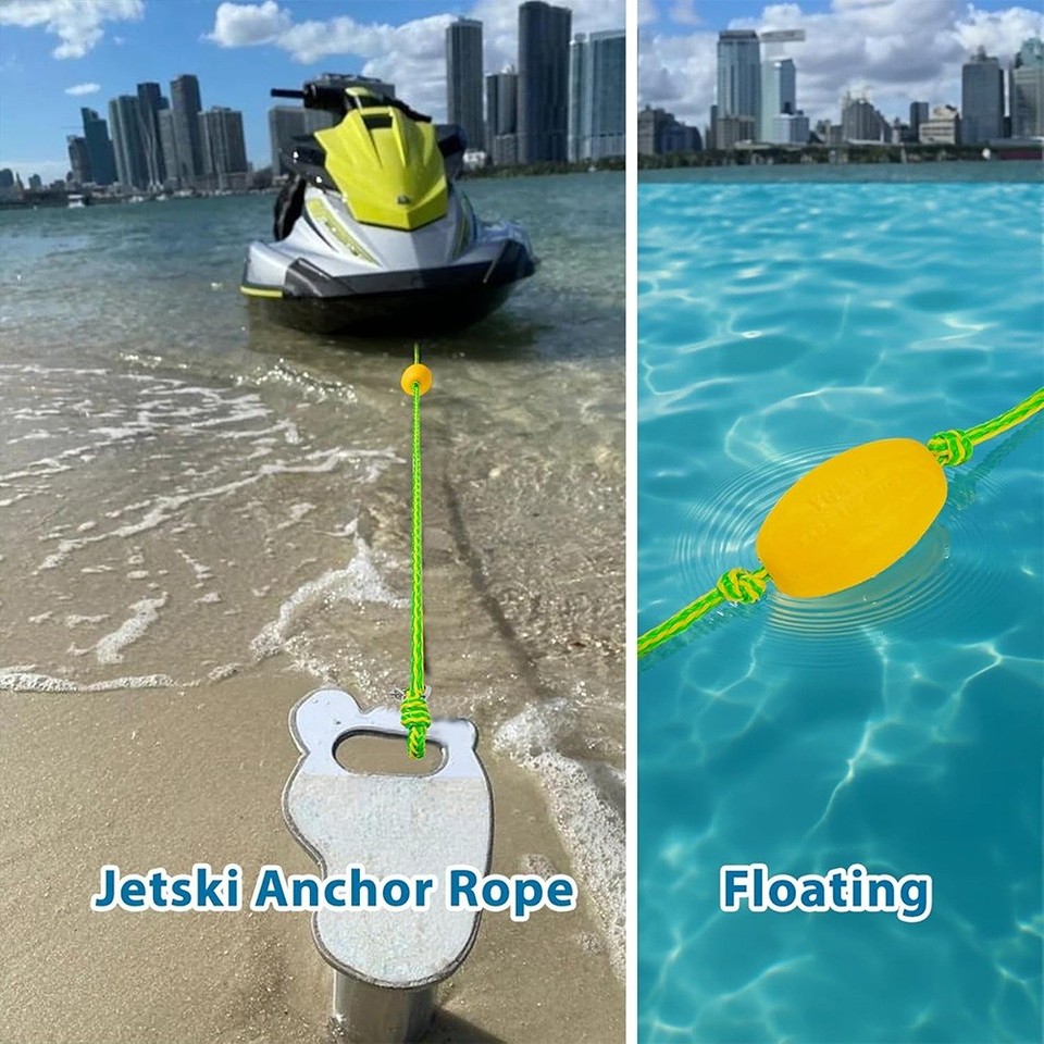 Floating Kayak Tow Rope Ski Anchor Rope for Tying Kayaks Together ...