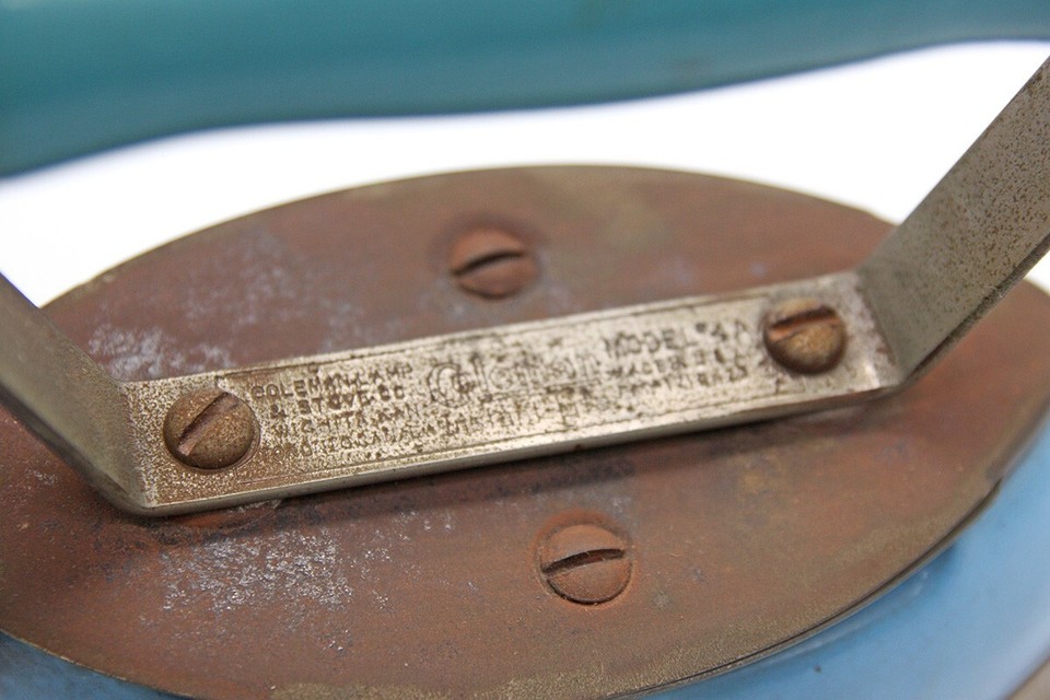 1933 "Instant Lite" (LOOSE) "Model 4-A" Self-Heating Gas Iron (Blue ...