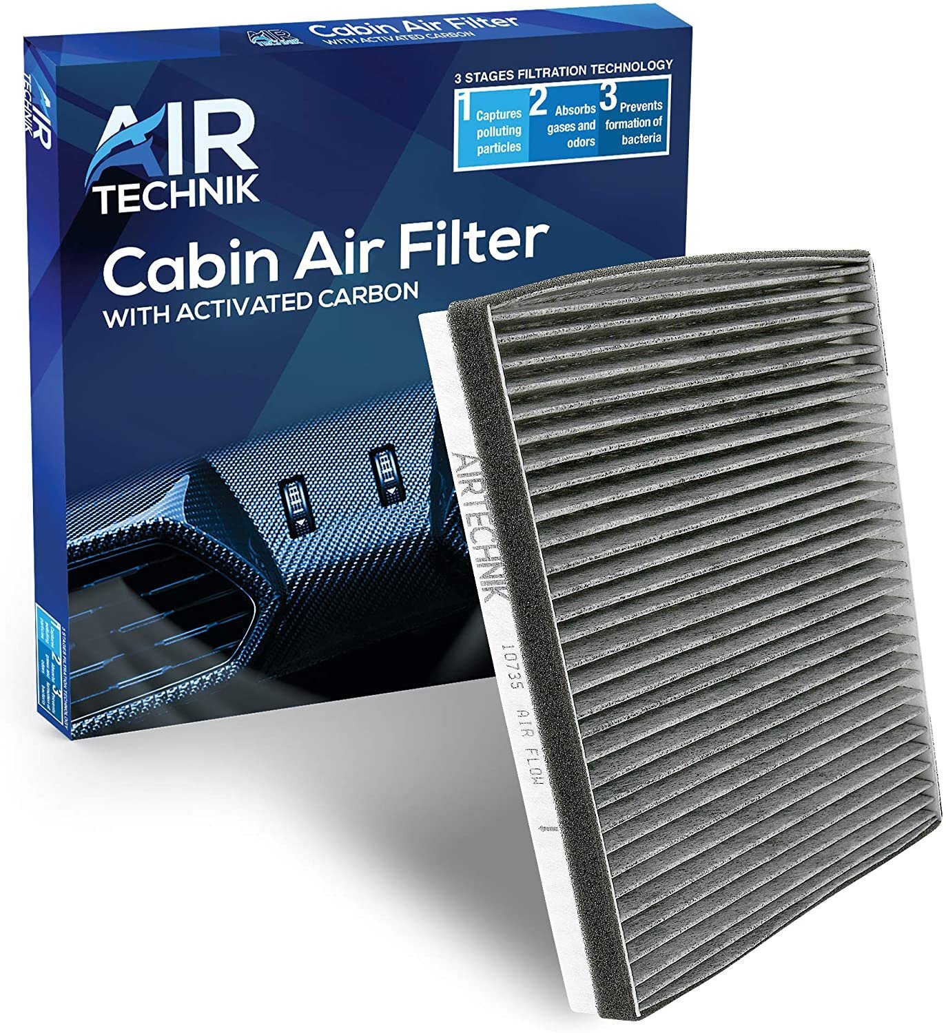 AirTechnik CF10735 Cabin Air Filter w/Activated Carbon | Fits Genesis ...