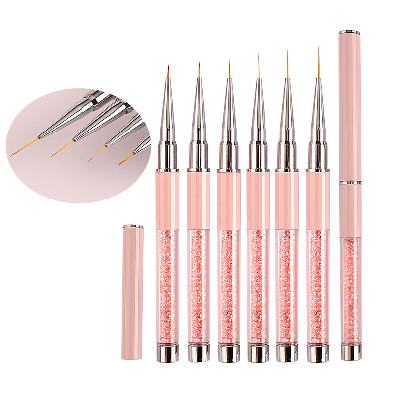 Nail Art Liner Brush Ultra-thin Line Drawing Pen Manicure Tool Tip ...