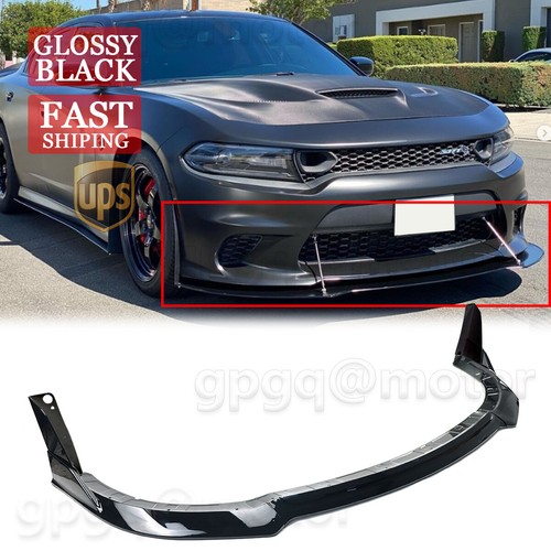 For Dodge Charger SRT 2015-2021 Winglet Design Front Bumper Lip Spoiler ...