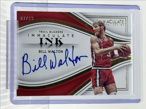 BILL WALTON 2022-23 IMMACULATE COLLECTION INK AUTOGRAPH AUTO /99 Q2045 ...