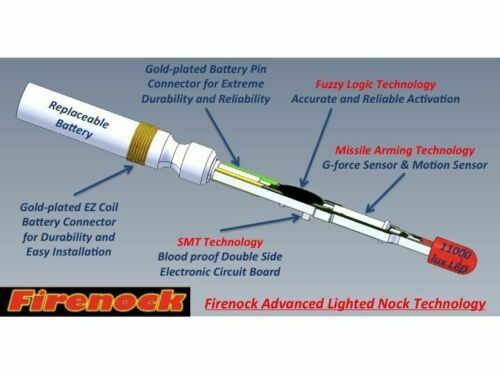 FIRENOCK Hunting & Target crossbow lighted nock Q Q6ht-R Scorpyd (Pro ...