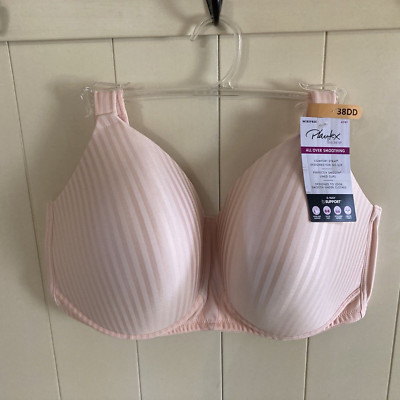 Playtex Secrets All Over Smoothing 4707 Wirefree - Size 38DD - Pink ...
