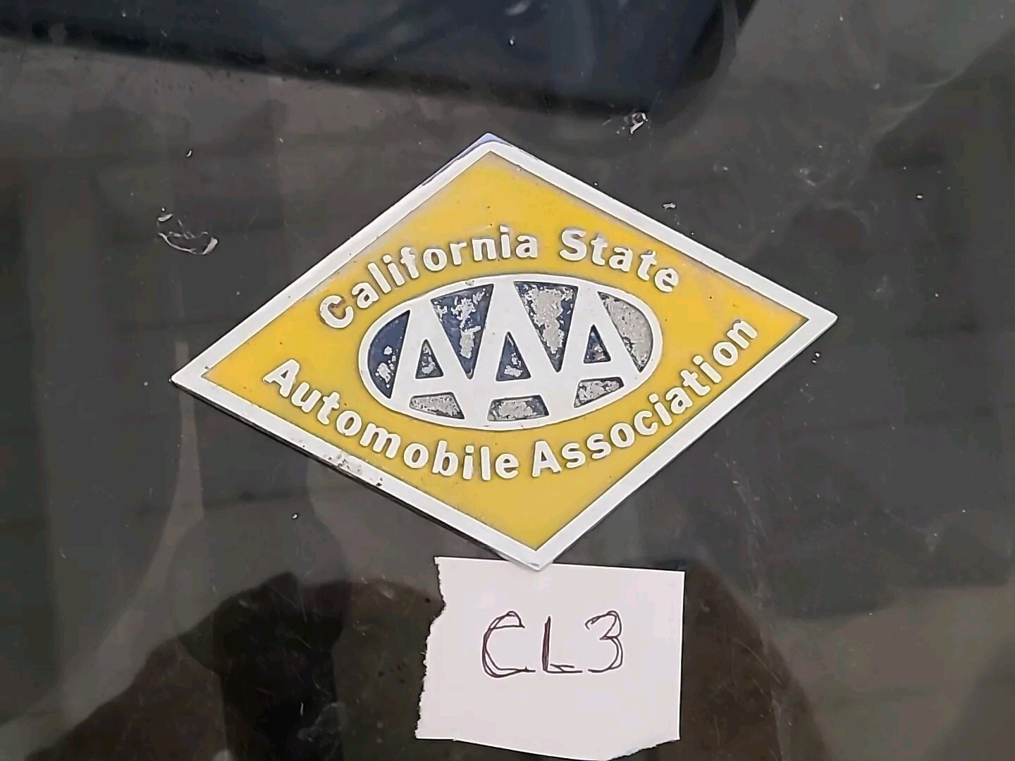 VINTAGE METAL CALIFONIA AAA AUTOMOBILE ASSOCIATION EMBLEM | eBay