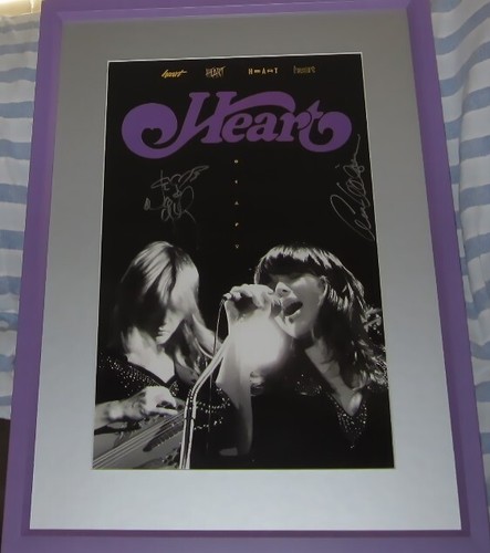 Ann & Nancy Wilson signed autographed autograph HEART 11x17 poster ...