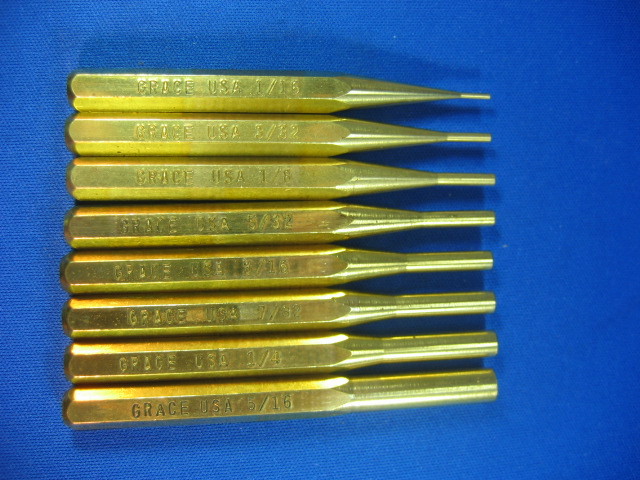 GRACE USA GCT-17 GUNSMITH SET 17pc HAMMER PUNCHES SCREW DRIVERS IN ...