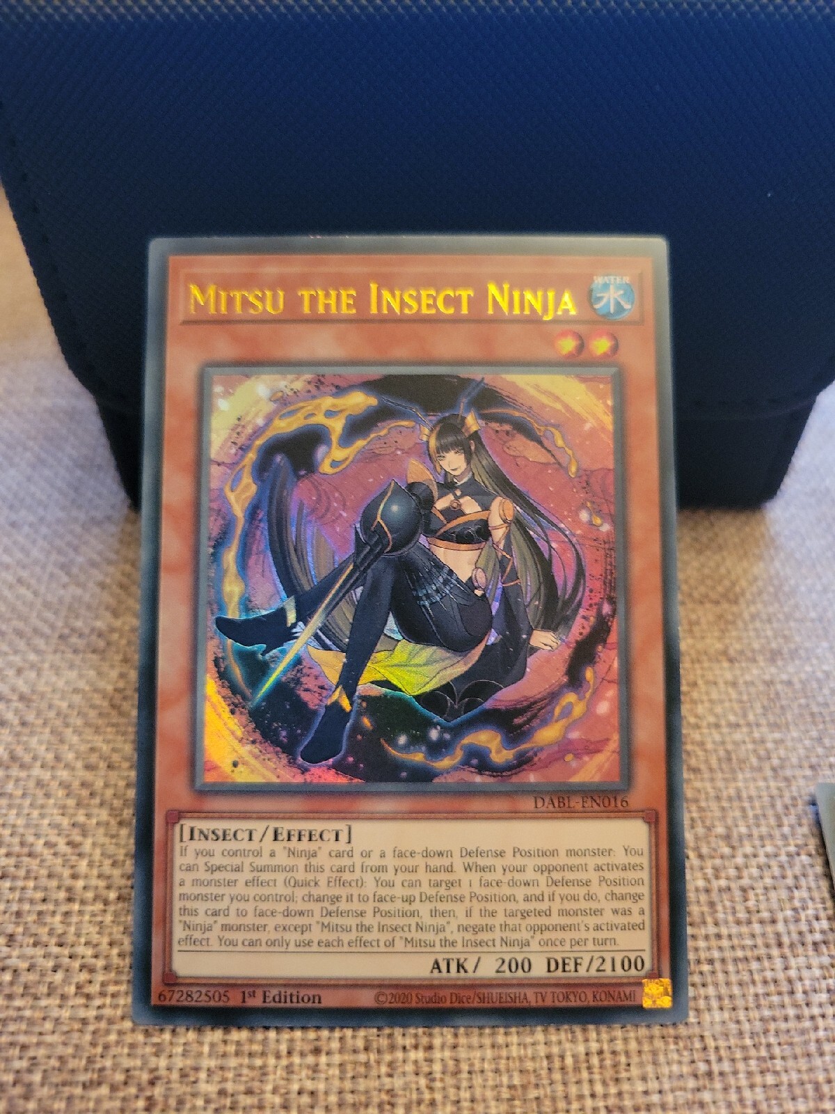 Yu-Gi-Oh%21+TCG+Mitsu+the+Insect+Ninja+Darkwing+Blast+DABL-EN016+1st ...