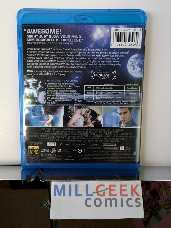 Moon, Sam Rockwell (Blu-Ray 2009) Like New | eBay