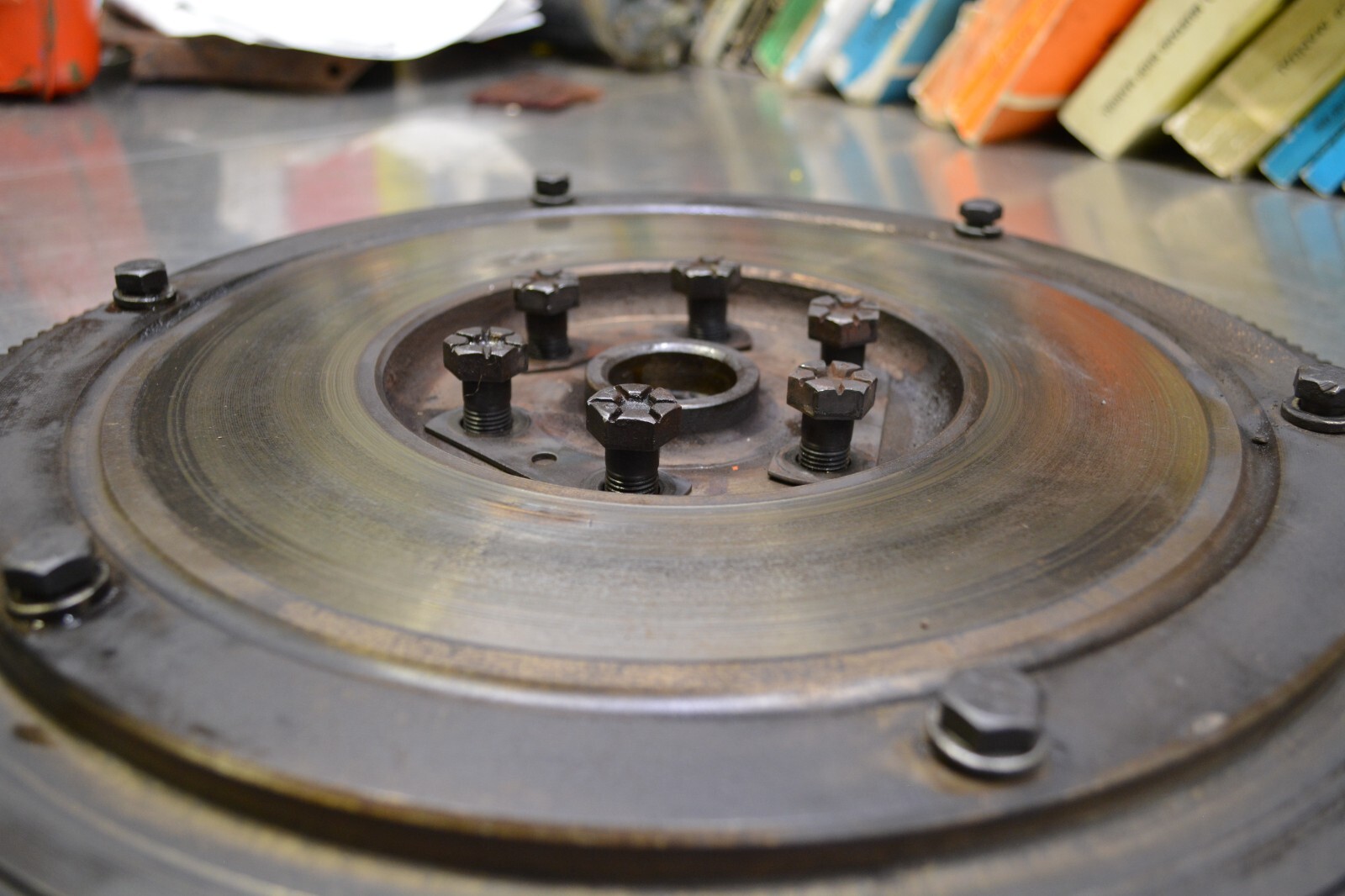 1960-69 GMC Truck W/305 CI V6 Flywheel Cast #2369913 Manual Standard ...