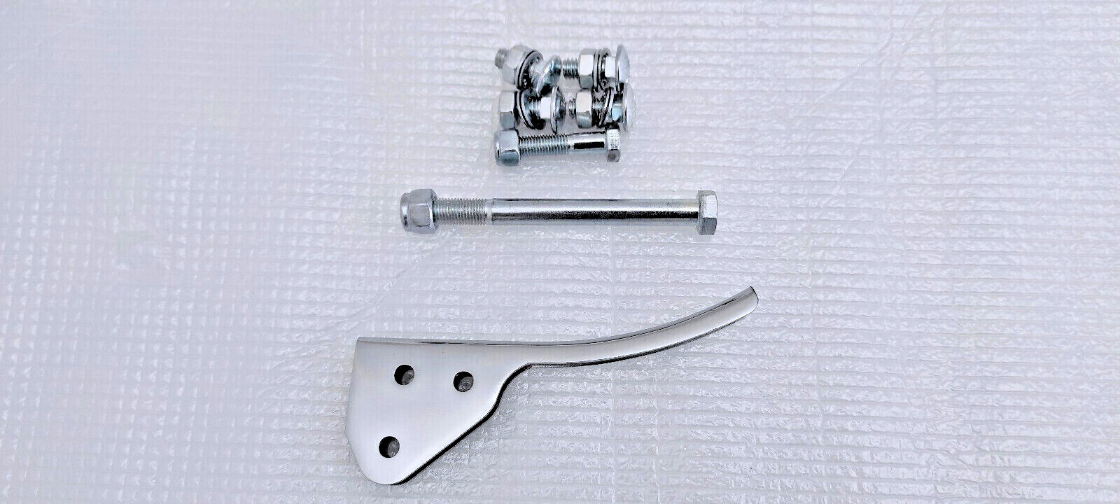 SCOTT BONNAR 45 HANDLEBARS FULL SET (HARD CHROME PLATED) +LEVER+FIXINGS ...