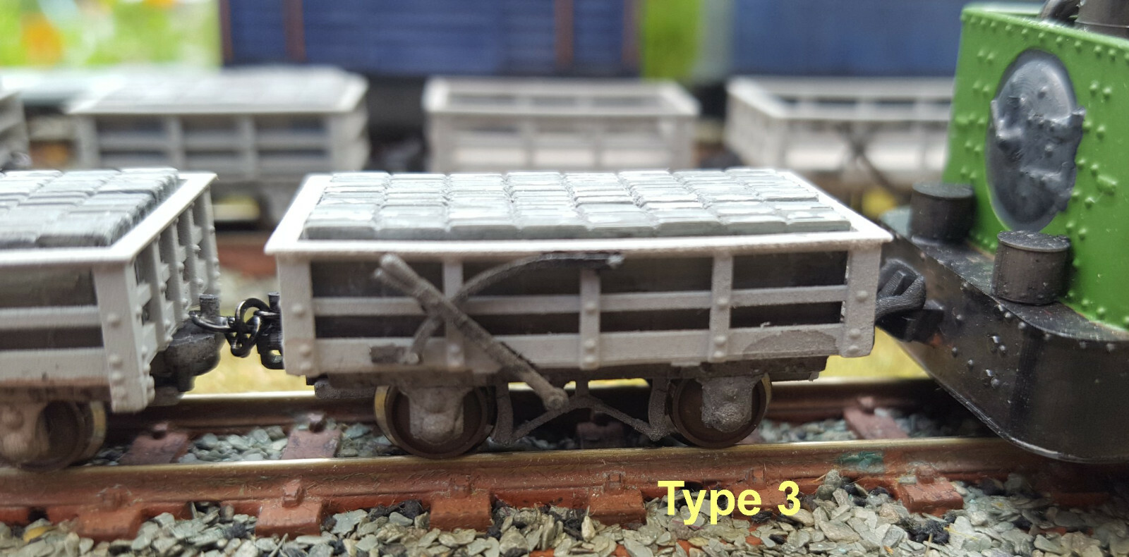 OO9/009 Ffestiniog Railway 3 Ton Slate wagons wheels HO9 HOe Dundas ...