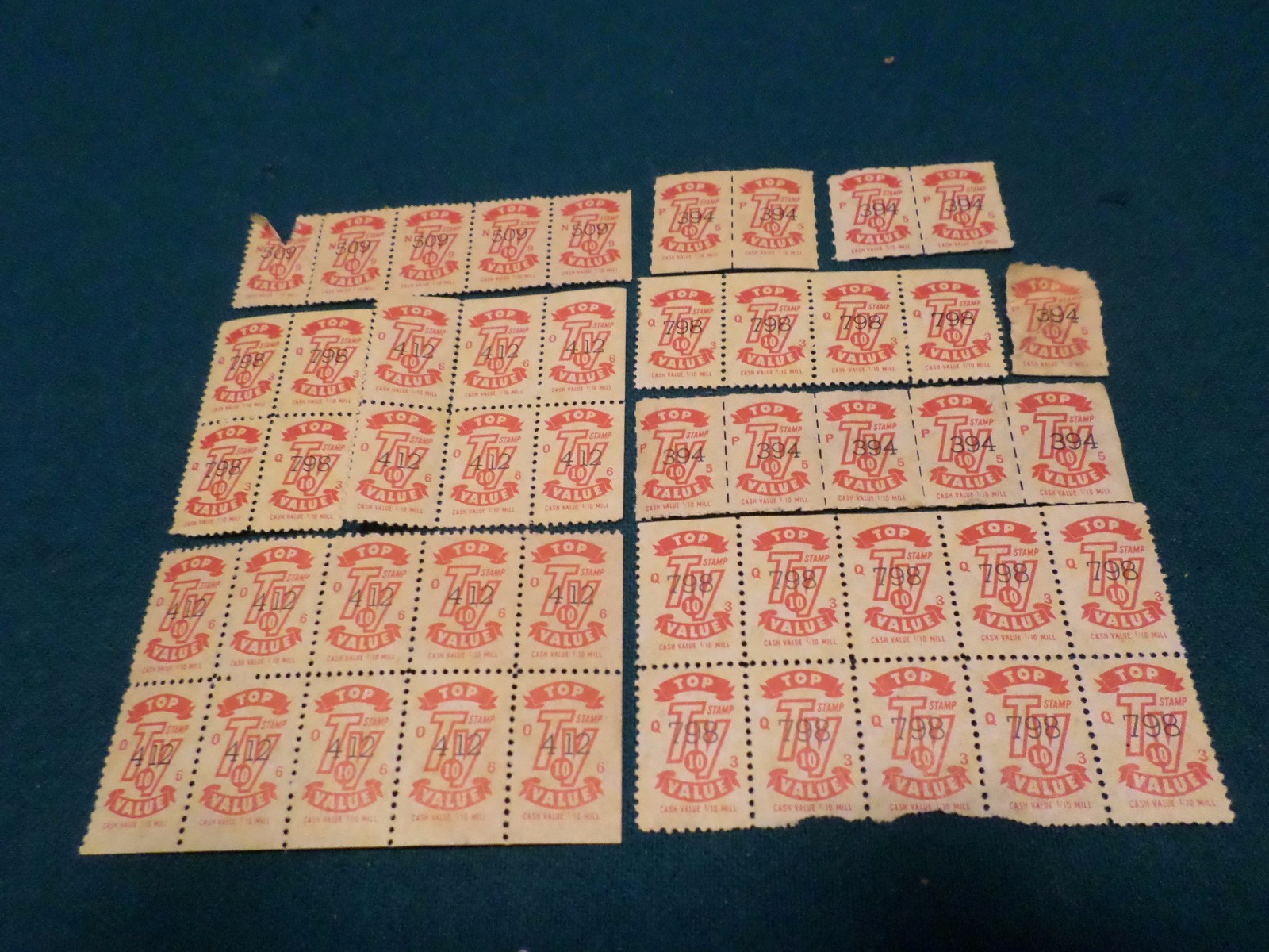 LOT OF 41 TOP VALUE TRADING STAMPS | eBay