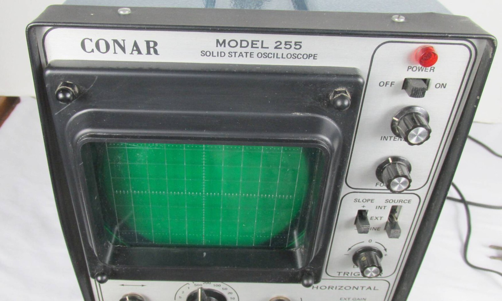 Vintage CONAR Model 255 Solid State Oscilloscope as is for parts or ...