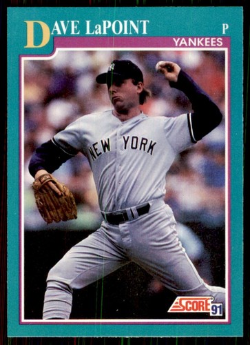 1991 Score Dave LaPoint New York Yankees #218 | eBay