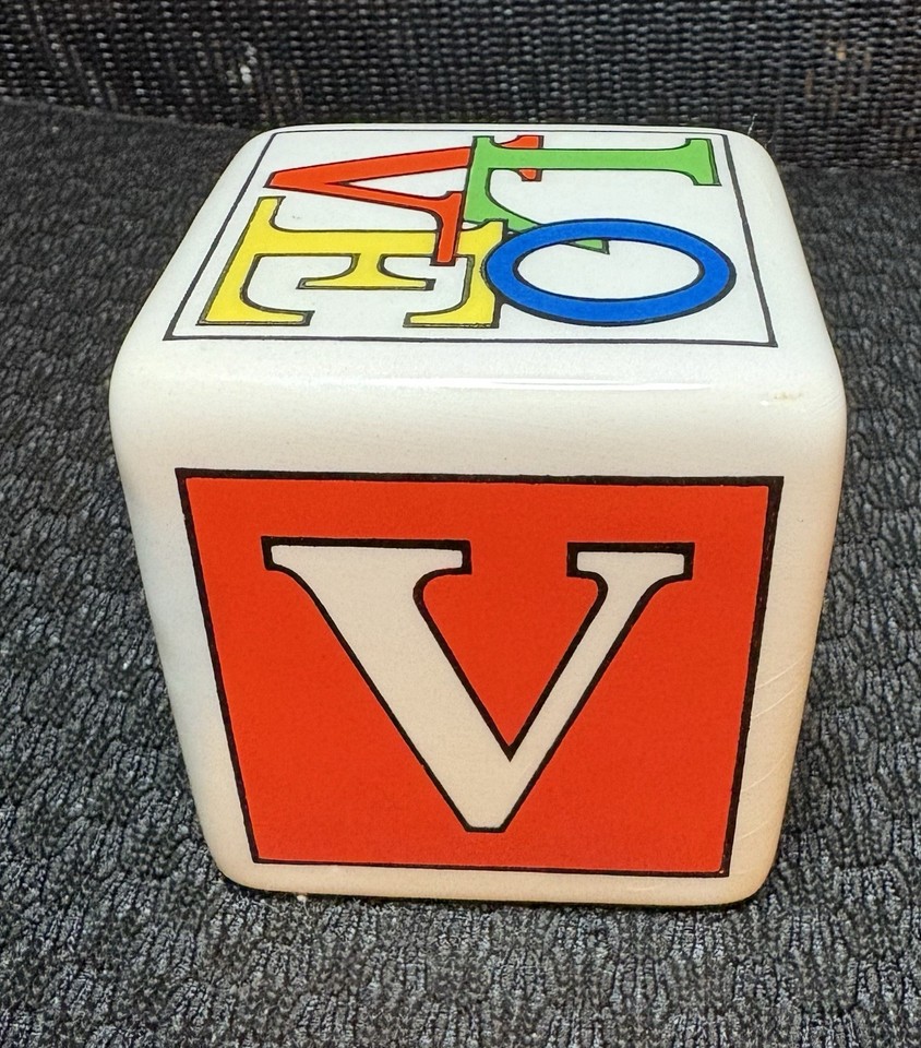 Vintage 1970's Fitz and Floyd "Love" Cube / Block Paperweight | eBay