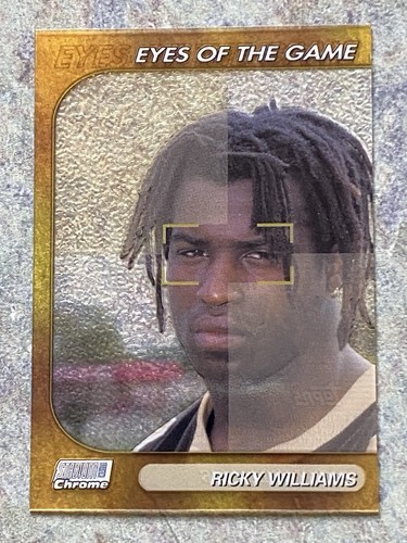 1999 Stadium Club Chrome Ricky Williams Eyes Of The Game! | eBay