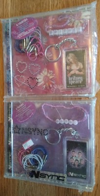 NSYNC Unused Justin Timberlake Keychain Memorabilia Tattoos Bracelet CD ...