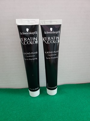 Schwarzkopf Keratin color K-bond-plex conditioner 1.7 oz New lot of 2 ...