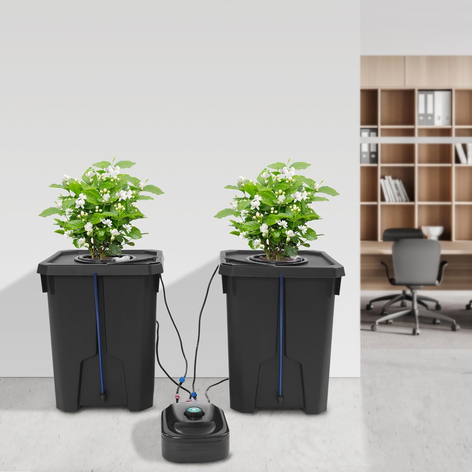 2pcs Hydroponics Growing System Recirculating Drip System Culture ...