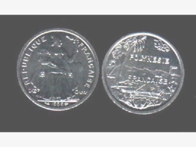 FRENCH POLYNESIA 2 FRANCS KM-10 1999 X 1000 Pcs Lot BOAT UNC MONEY ...