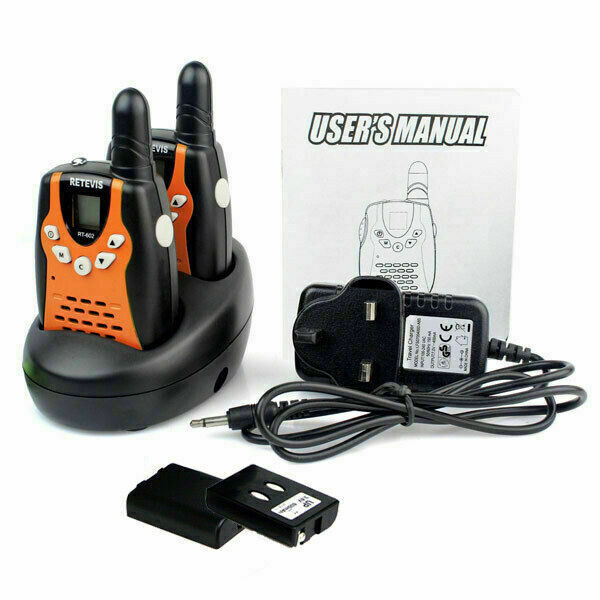 Retevis RT602 Kid Walkie Talkie PMR446 Rechargeable Battery Two Way ...