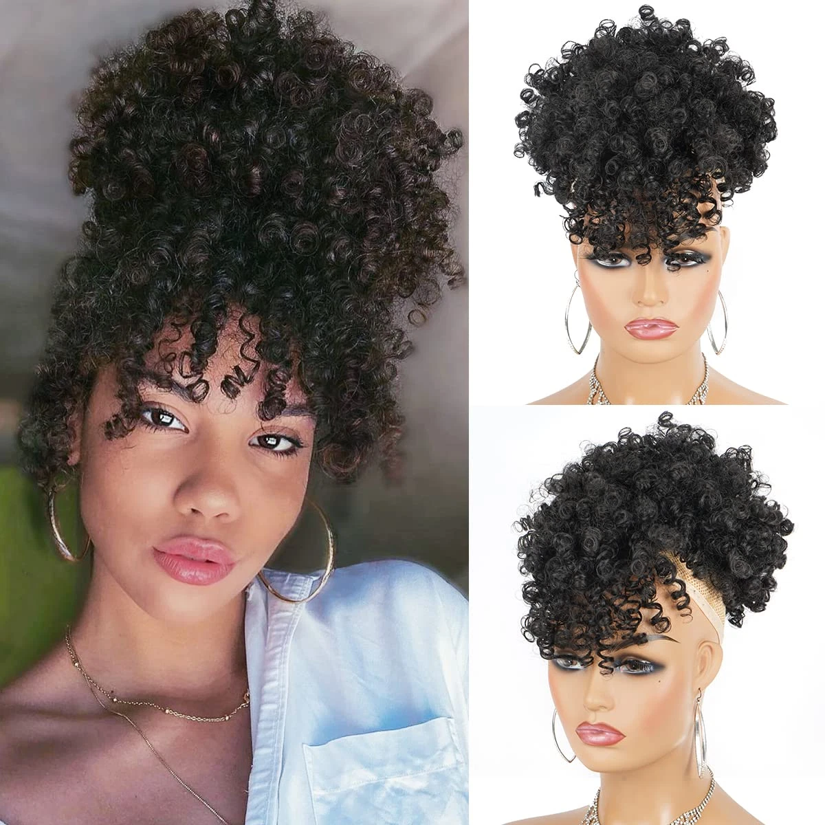 Curly Updo Hairstyles For Black Women