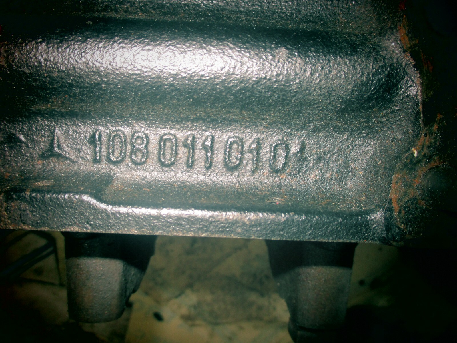 Factory Cast Iron OEM 1967 Mercedes#1080110101 6-Cyl.Engine Block W108 ...