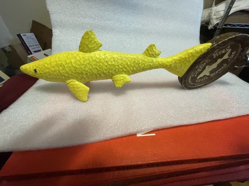 Dogfish Head Craft Brewed Neon Yellow Shark 12" Draft Beer Tap Handle ...