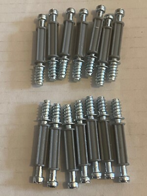 118331 x 24 IKEA Cam Lock Screw Bolt Billy Malm Bookcase Drawers AKA ...